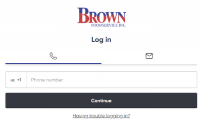 Customer Portal – Brown Foodservice